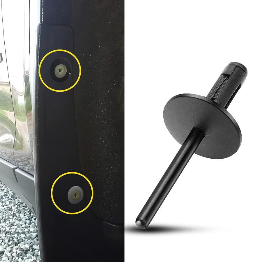 BINB ROAD 30Pcs Wheel Arch Trim Blind Rivet Expanding 51777171004 ...
