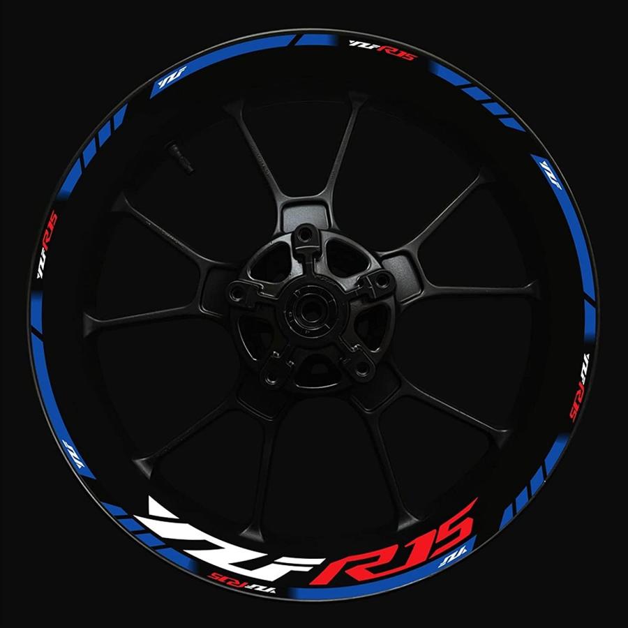 Decoration Wheel Hub Motorcycle 17 Inch Front and Rear Hubs Decal Rim ...