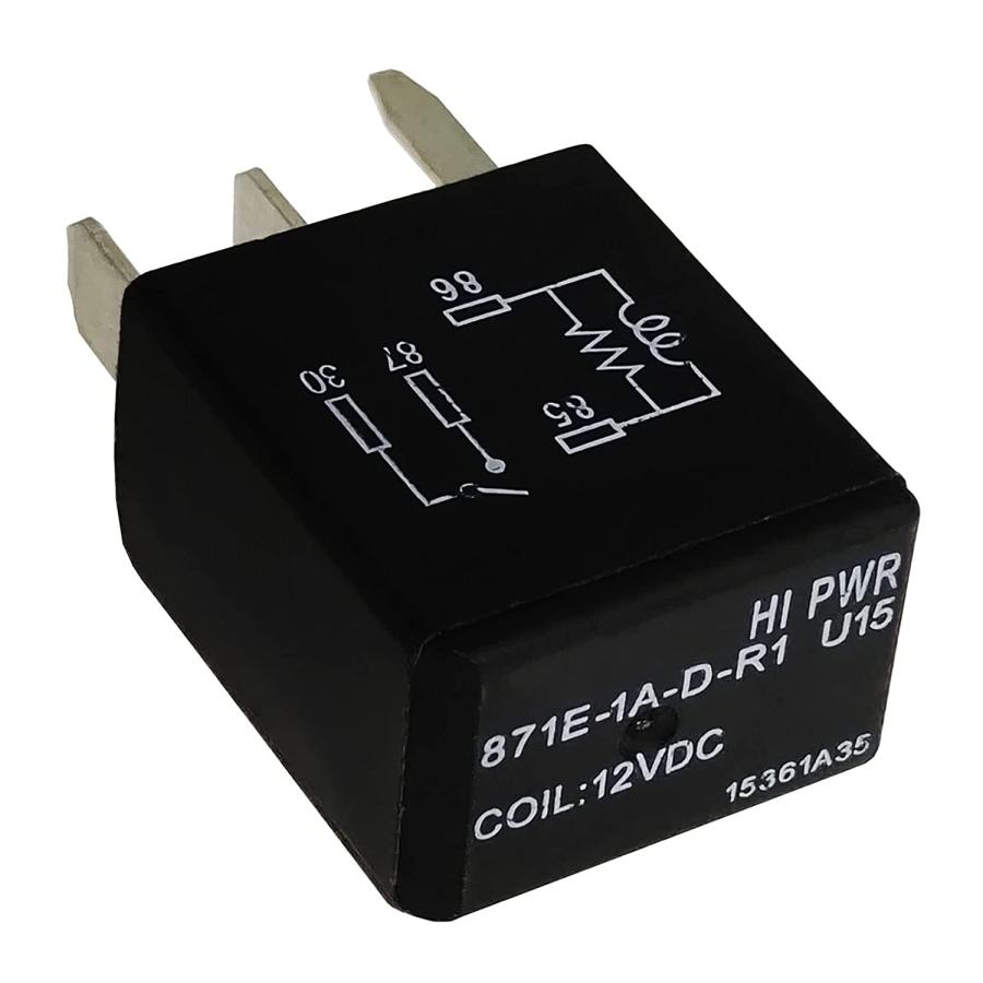 871E-1A-D-R1 U15 12VDC 35A 4 Pin Mico ISO Automotive Relay with SPNO ...