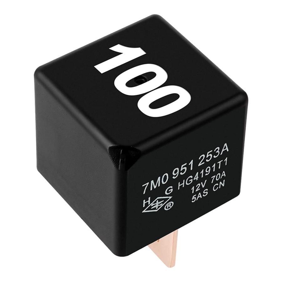 【並行輸入品】7M0951253A #100 Powertrain Control Module Relay 12VDC 70A ...