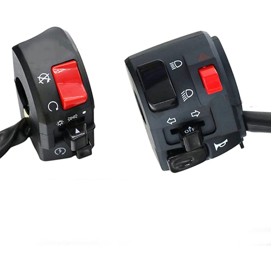 【並行輸入品】Xinbalove 7/8inch 22mm Universal Motorcycle Switches Handlebar ...