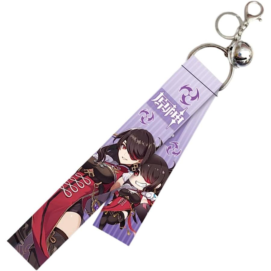 【並行輸入品】Znosng Genshin Impact Streamer Keychain Game Figure Key Chain ...