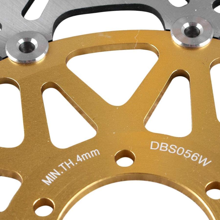 【並行輸入品】Newsmarts Gold Front Disc Brake Rotor Motorcycle Assembly Part ...