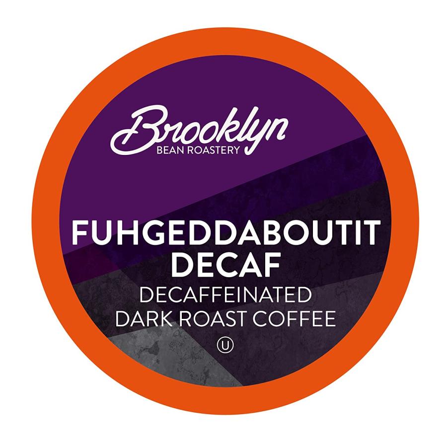 Brooklyn Beans Coffee Pods Fuhgeddaboutit Decaf Compatible with K Cup ...