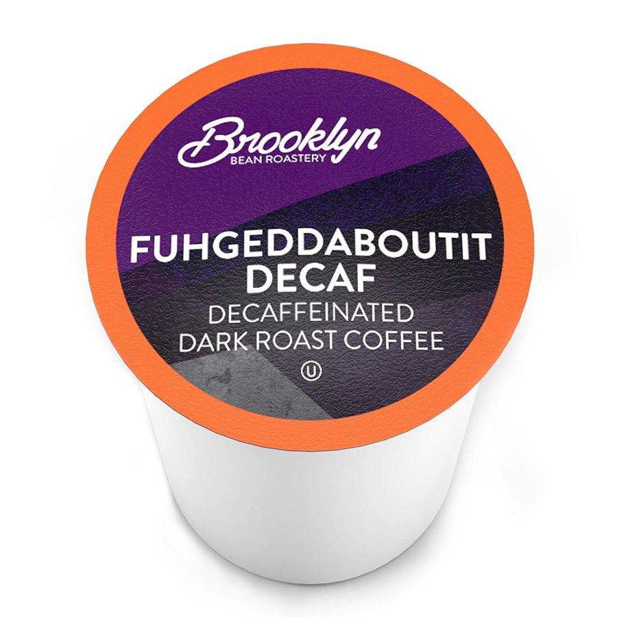 Brooklyn Beans Coffee Pods Fuhgeddaboutit Decaf Compatible with K Cup ...