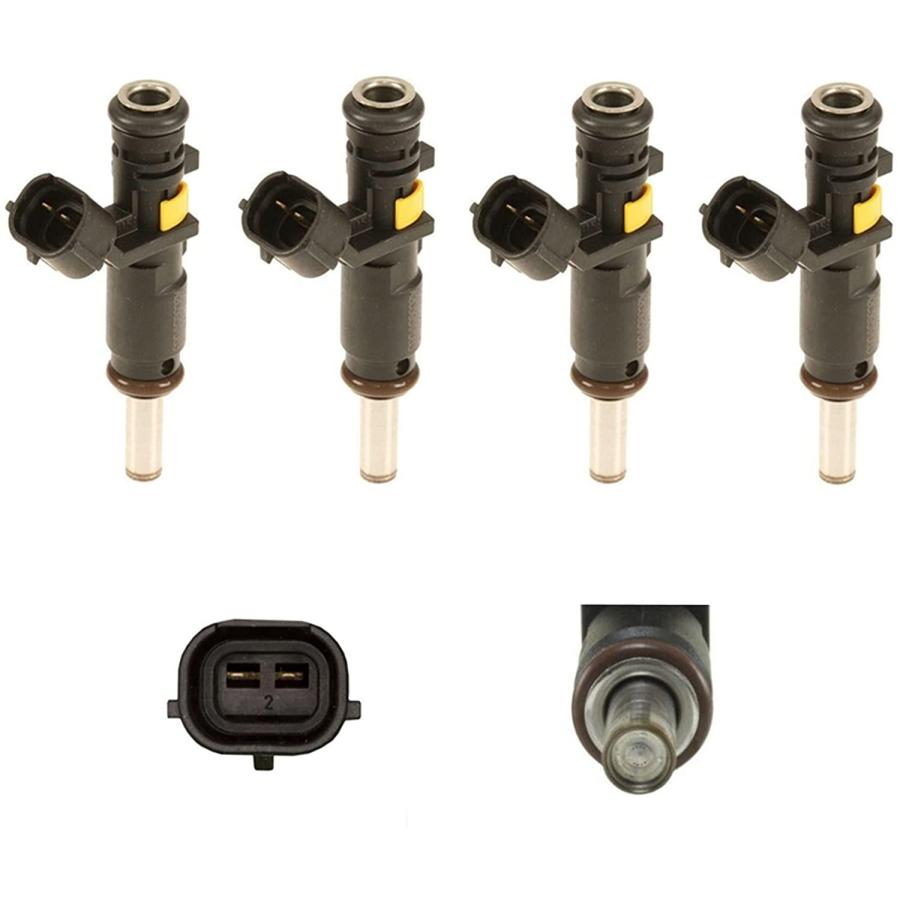 【並行輸入品】 Set of 4 Genuine Fuel Injector 13537528176 For Mini R55 R56 R57 ...