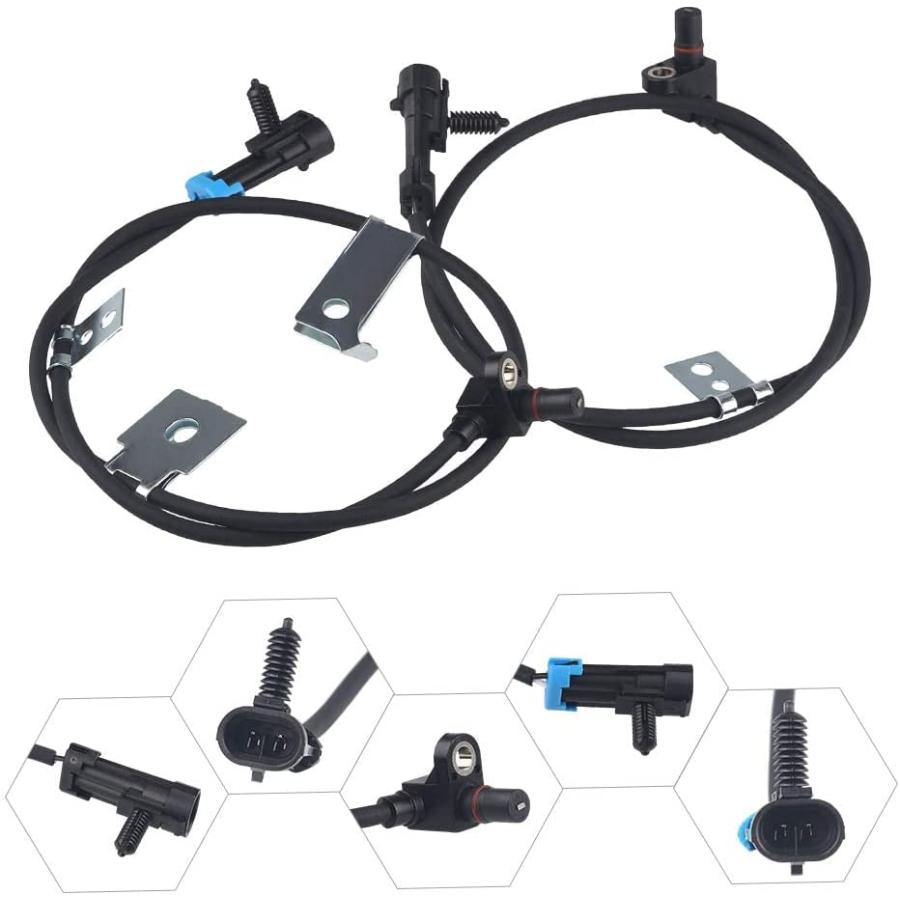 WMPHE ABSホイールスピードセンサー 1ペア フロント左右 シボレーGMCとキャデラックモデルのほとんどの1993〜2005年モデル 並行輸入品 :HFAYB0895RZFTXK ...