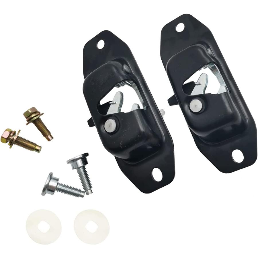 【並行輸入品】 VEELECP 2PC Tailgate Lock Latch with Striker Bolts Right & Left ...