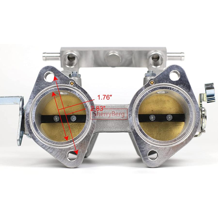 【並行輸入品】SherryBerg TBS 45dcoe 45 dcoe 45mm DCOE ツイン 45mmDCOE スロットルボディー Weber : GoodChoice - 通販 ...