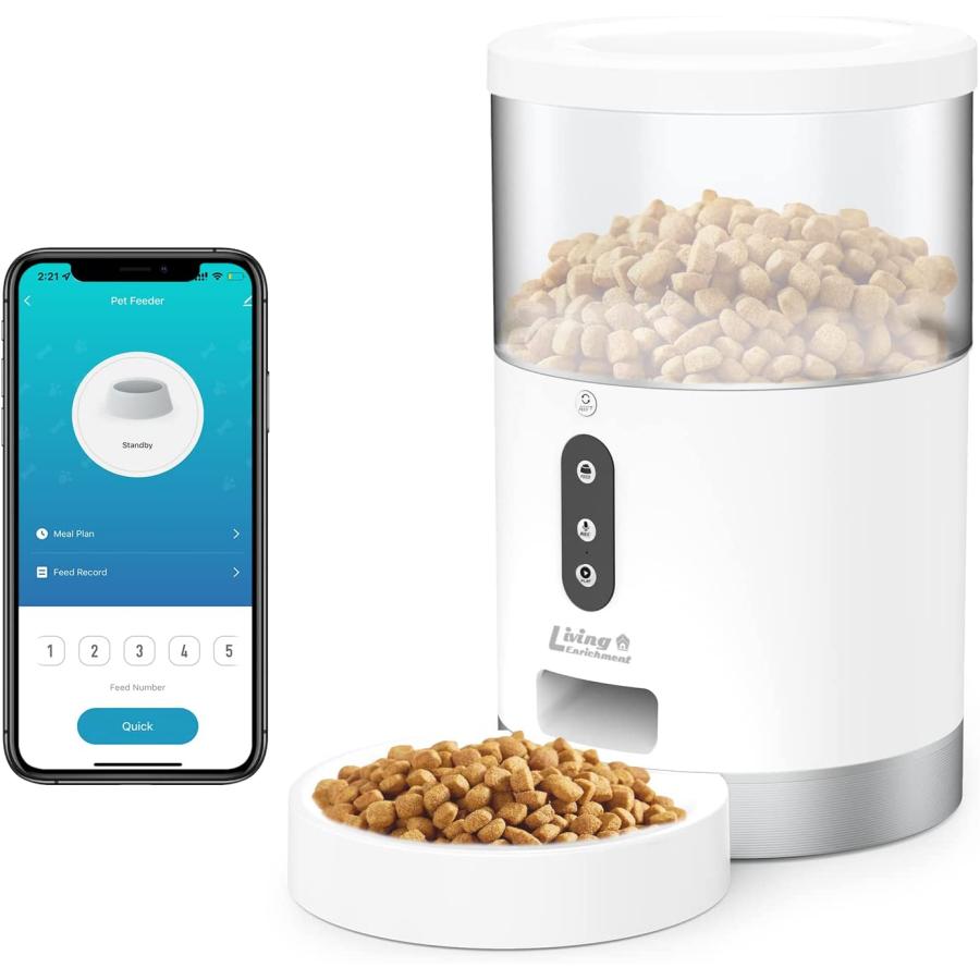 【並行輸入品】 Living Enrichment Automatic Cat Feeder WiFi Smart Pet 4L A : GoodChoice - 通販 - Yahoo!ショッピング
