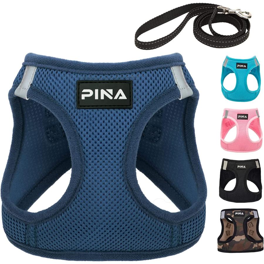 【並行輸入品】 PINA Dog Harness for Small Medium Dogs No Pull and Lea ...