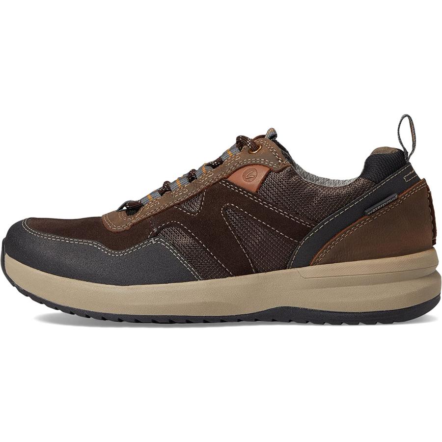 Clarks Men's Wellman Trail AP Oxford Dark Brown Combi Waterproof 8 Wide ...