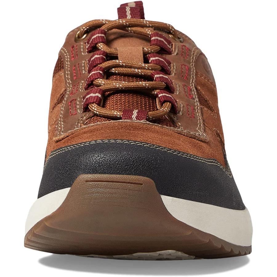 Clarks Men's Wellman Trail AP Oxford Dark Tan Combi Waterproof 9 並行輸入品 ...