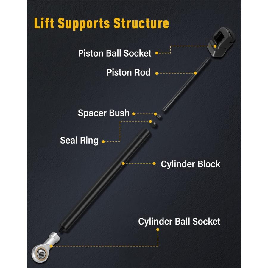 Liftstrut 4316 SG3300197 Window Glass Lift Support Strut Gas Prop Fit ...