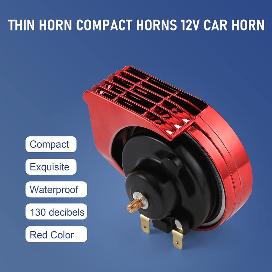 【並行輸入品】 LDMINDA Ultra Thin Horn Compact Horns 12V Car Waterproof Loud : GoodChoice - 通販 - Yahoo ...