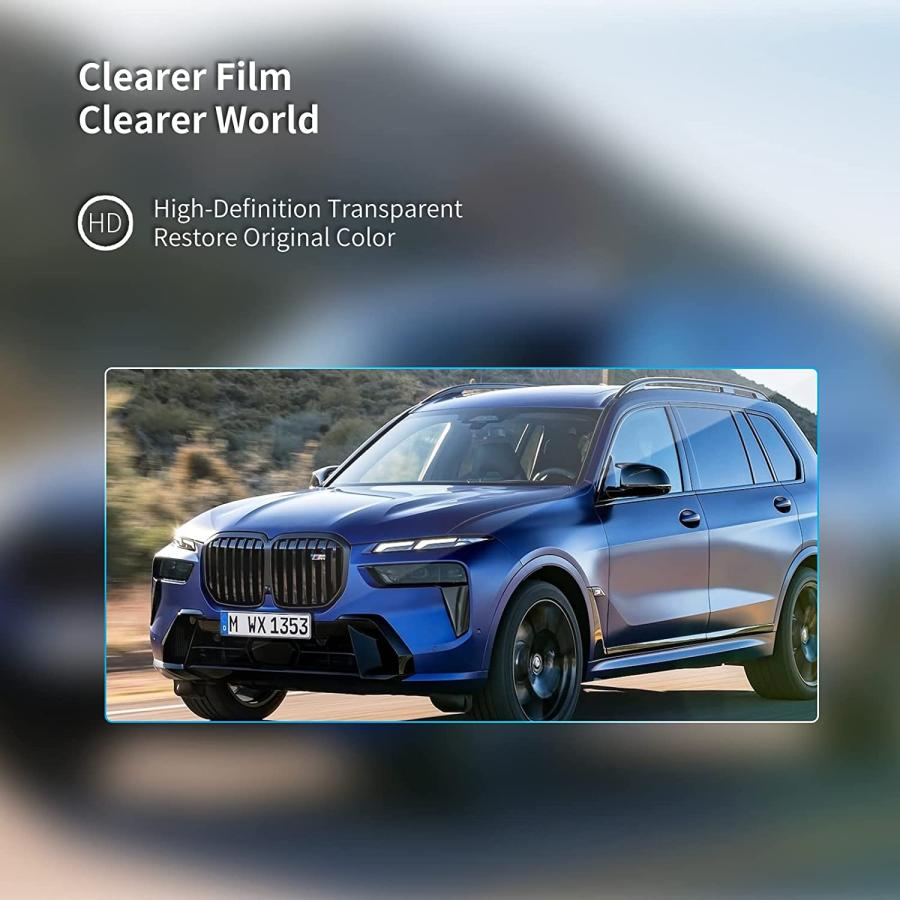 ZZDMDM for 2023 BMW X7 i4 Screen Protector Touchscreen iX 3 Series Sedan Hybrid i7 iDrive 8 ...