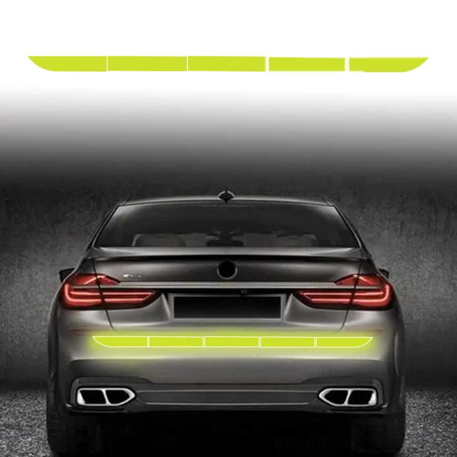 Car Trunk Reflective Stickers, Rear Bumper Guard Anti 並行輸入品 ...