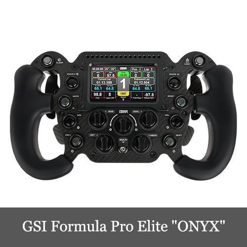 GSI Formula Pro Elite "Onyx" オニキス SIMレーシングステアリングホイール Gomez Sim ...