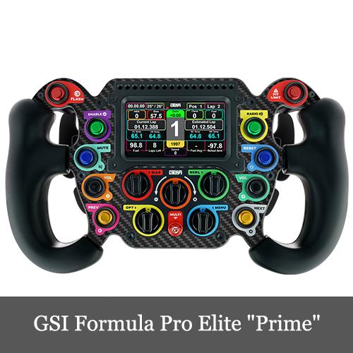 GSI Formula Pro Elite "Prime" プライム SIMレーシングステアリングホイール Gomez Sim ...