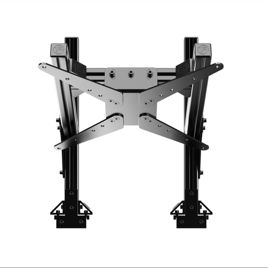 TRAK RACER Trak Racer TR8020ブラックアルミニウムクワッドモニタースタンドアドオン、VESAスタンド付き 国内正規品 ...