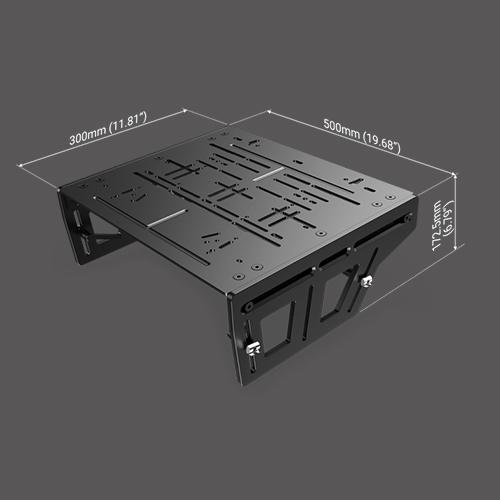 Trak Racer TR One調整可能なGen2 汎用性ペダルマウントシステム（取付穴あけ済みペダルプレートを含む）国内正規品 TR80 ...