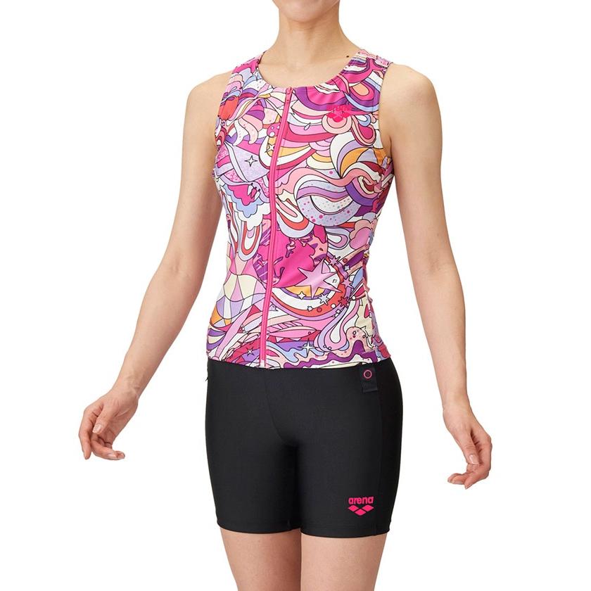 アリーナ（arena） 公式 フィットネスセパレーツ レディース アクアビクス 水中ウォーキング 練習 水着 スイムウェア 水泳 スイミング ...