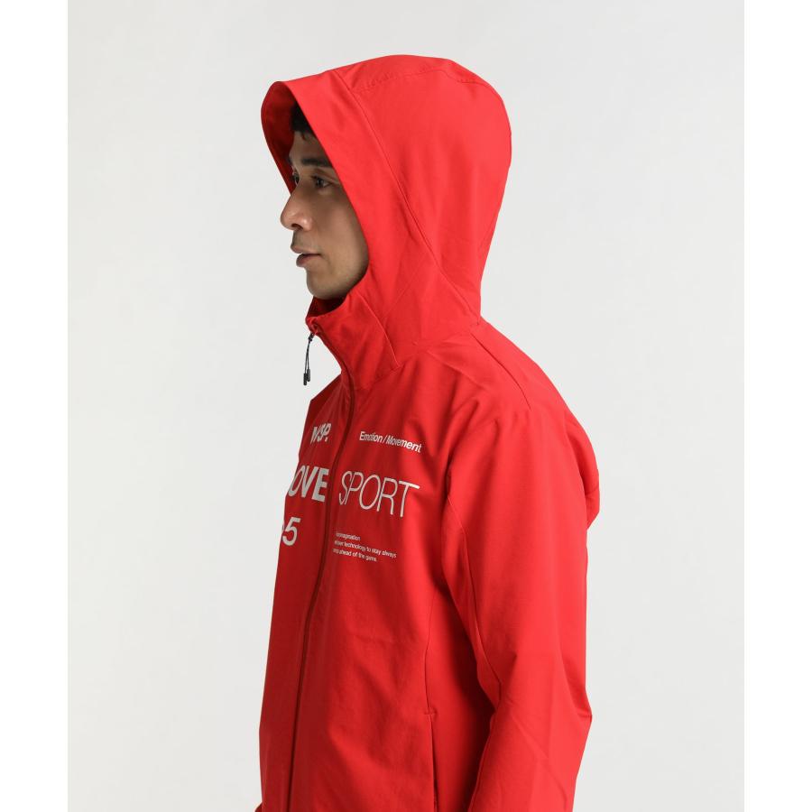 P15倍 11月4日まで セール 公式 MOVESPORT デサント ジャージ フルジップフーディー メンズ レディース ストレッチ 撥水 クロス DMMXJF10 24SS ...