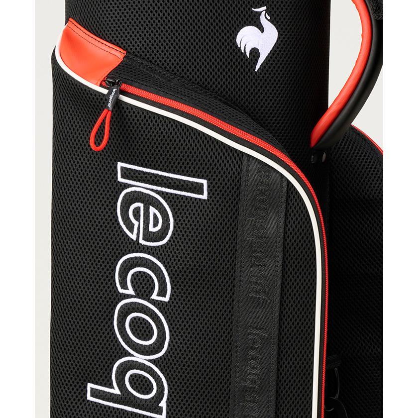 le coq sportif GOLF 公式 ルコックスポルティフ ゴルフ メッシュ キャディバッグ メンズ 軽量モデル 8.0型 カートタイプ シンプル LG4FCB03M 24FW ...