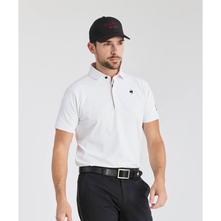 le coq sportif GOLF 公式 ルコックスポルティフ ゴルフ RIJOUME エールフォルム半袖ポロシャツ メンズ 吸汗速乾 ストレッチ UV LG4FHSR1M 24FW ...