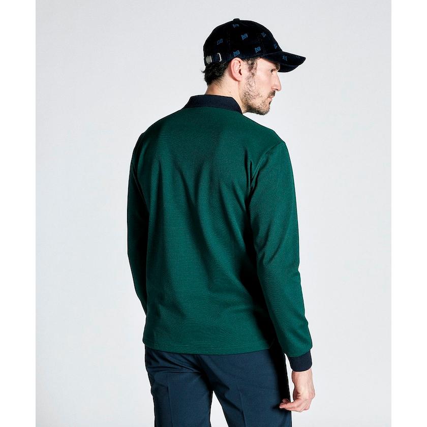 Munsingwear 公式 マンシングウェア ドット鹿の子 長袖 Munsingwear 公式 マンシングウェア ドット鹿の子 長袖