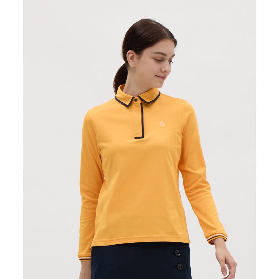 Munsingwear マンシングウェア Sunscreen NIR 4口ポンチパイピング長袖ポロシャツ : デサント公式通販 Yahoo!店 - 通販 - Yahoo!ショッピング