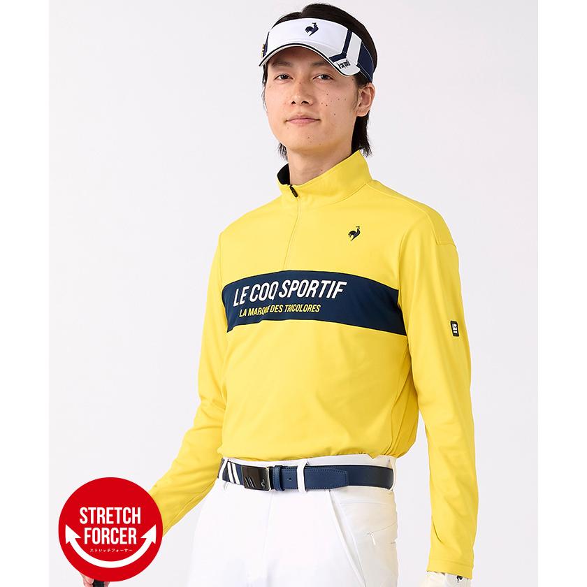 セール SALE 公式 ルコックスポルティフ ゴルフ シャツ ハーフジップ ウェア メンズ 長袖 QGMWJB06 23FW : qgmwjb06 : デサント公式通販 Yahoo!店 ...