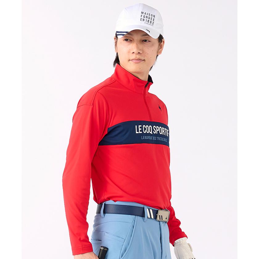 セール SALE 公式 ルコックスポルティフ ゴルフ シャツ ハーフジップ ウェア メンズ 長袖 QGMWJB06 23FW : qgmwjb06 : デサント公式通販 Yahoo!店 ...