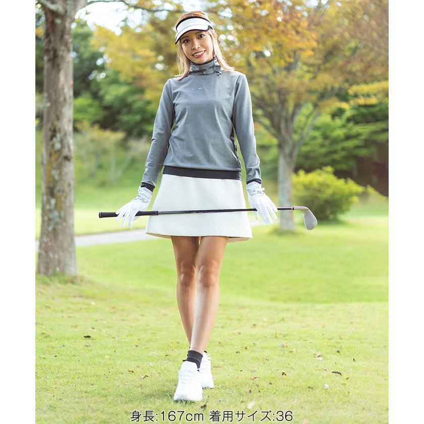 P15倍 10月6日まで セール SALE 公式 ランバン スポール シャツ モックネック ウェア レディース ゴルフ 蓄熱保温 UVカット VLW104215 23FW ...