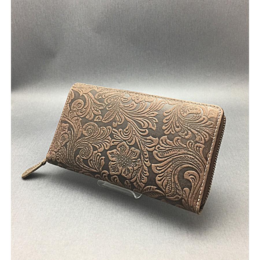 【30%OFF】【MAVERICK】フラワー ラウンドジップ 長財布 ダークブラウン【MV431.470-33】 : DESCO Online ...
