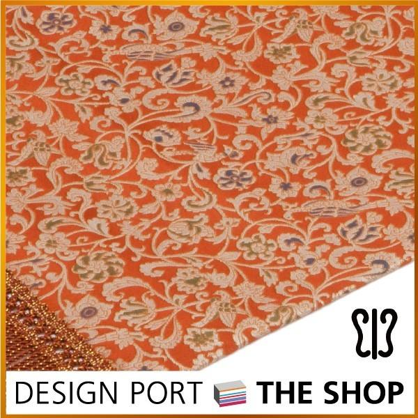 箱入り織りセンター テーブルセンター 瑞鳥唐草 ずいちょうからくさ 38×90cm 38×104cm 西陣織 美術工芸織物 和柄 HP1104 ...