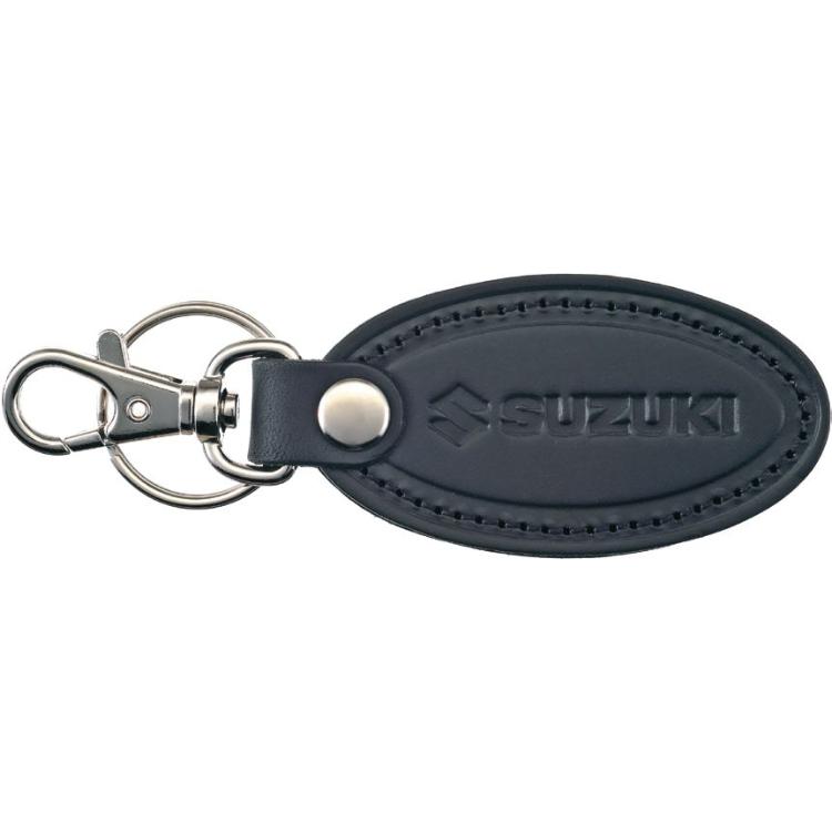 SUZUKI スズキ 純正 レザーキーホルダー オーバル ブラック F9KY 99000-79NK0-059 | SOLIO ソリオ 車用品 カー用品 自動車 アクセサリー カギ 鍵 キー ...