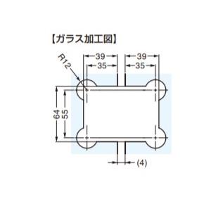 SUGATSUNE スガツネ工業 ステンレス鋼製ガラスドア用自由丁番 BK021-180型 ガラス取付タイプ サテン仕上 170-021-480 BK021-180SS | LAMP 部品 ...