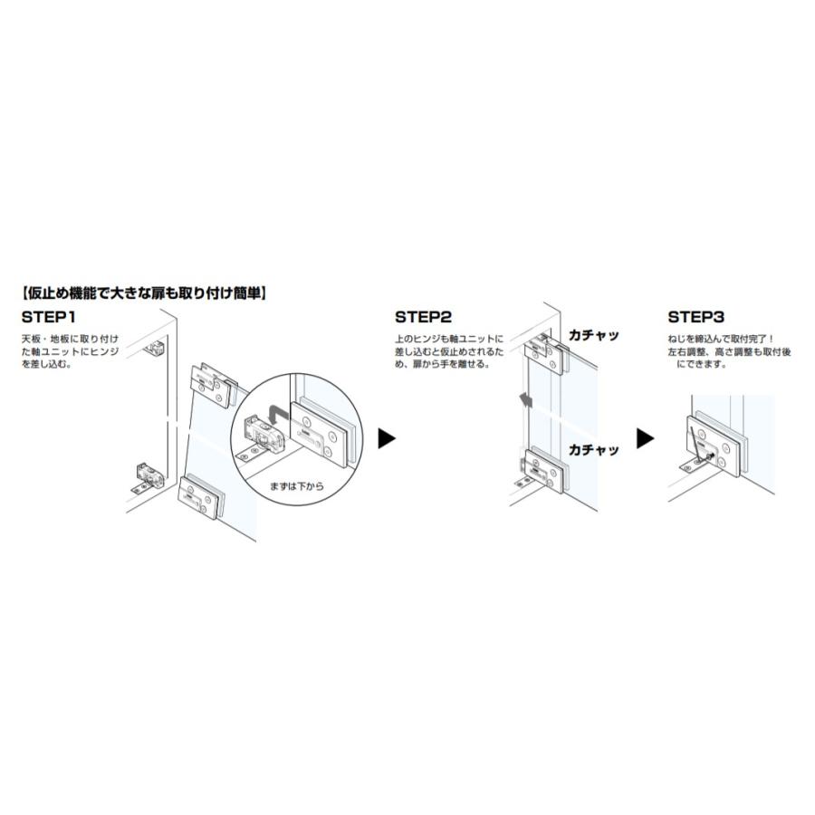 SUGATSUNE スガツネ工業 ガラス丁番 GS-GH50型 インセット扉用 PAT 170-046-840 GS-GH50-GP | LAMP 建築金物 家具金物 部品 パーツ 金具 ...