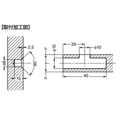 SUGATSUNE スガツネ工業 締結 IT2180-2160 用 PAT 本体 120-040 SUGATSUNE スガツネ工業 締結 IT2180-2160 用 PAT 本体 120-040