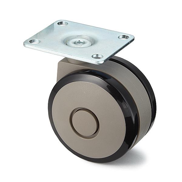 SUGATSUNE スガツネ工業 キャスター T型 ロック機構なし 200-130-166 T-75P | LAMP 静音 車輪 脚部品 脚金具 ワゴン イス : DE(desir de ...