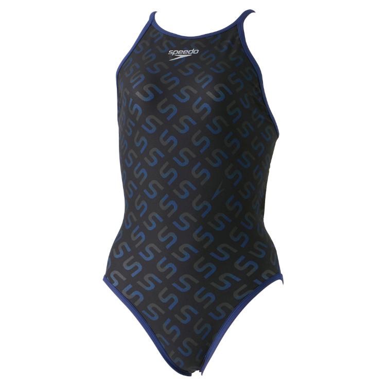 speedo スピード MG T-SUIT KxBL L STW02390 KB | 耐塩素性 4分丈 レディース 水泳 水着 プール ...
