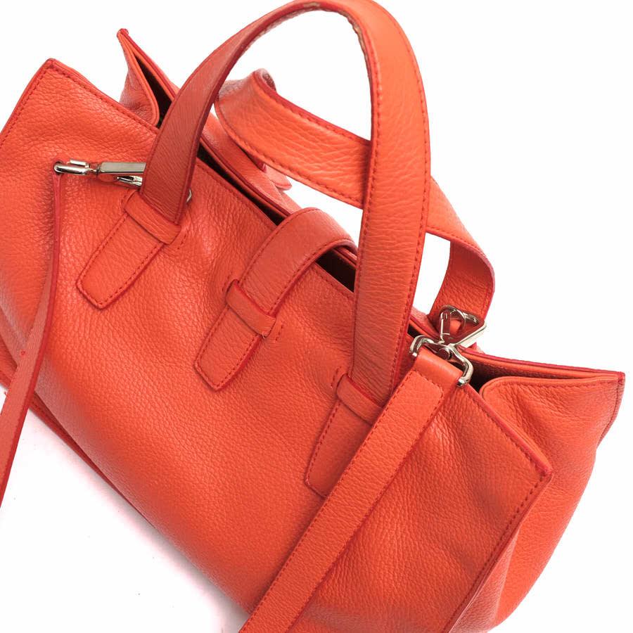 ARMANI COLLEZIONI アルマーニ コレッツォーニ ハンドバッグ 牛革 2WAY