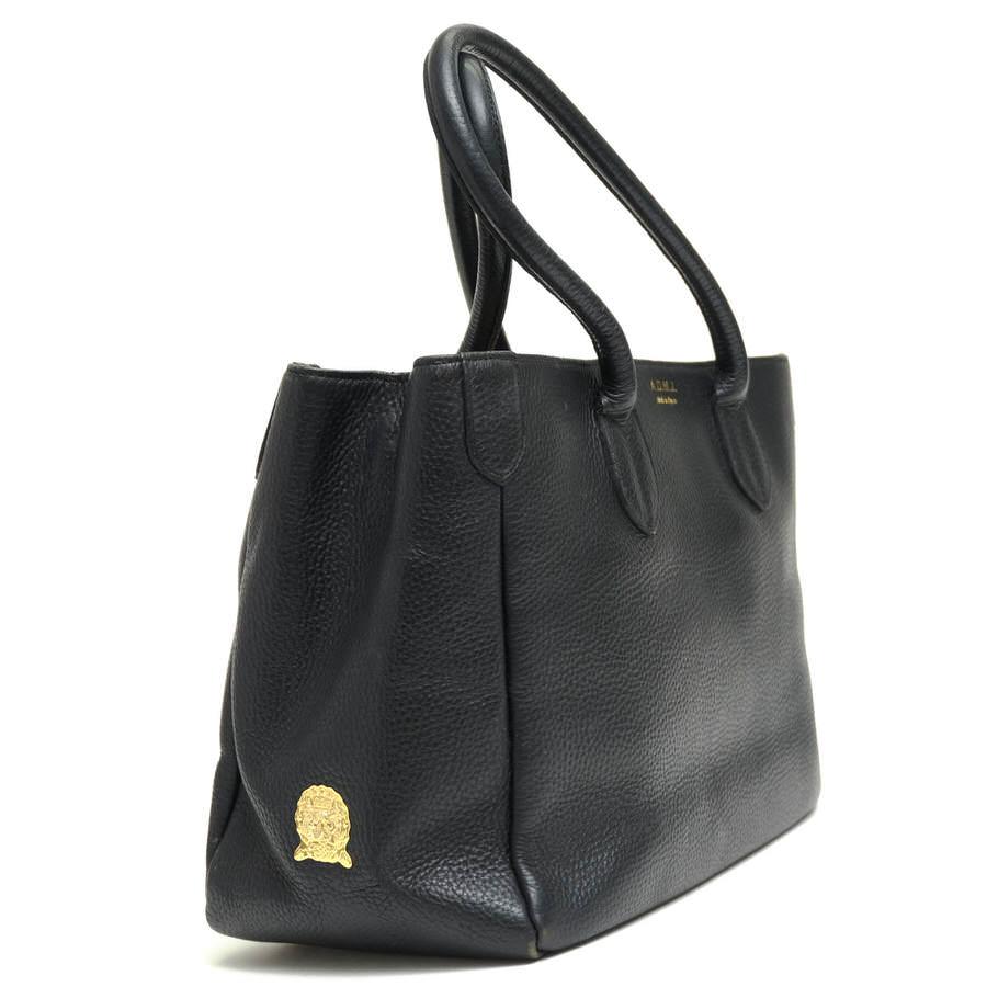 A.D.M.J ADMJ エーディーエムジェイ トートバッグ ACS01158 SHRINKLEATHER BASIC TOTEBAG 32cm ハイドシュリンク 牛革 シボ革 シュリンク ...