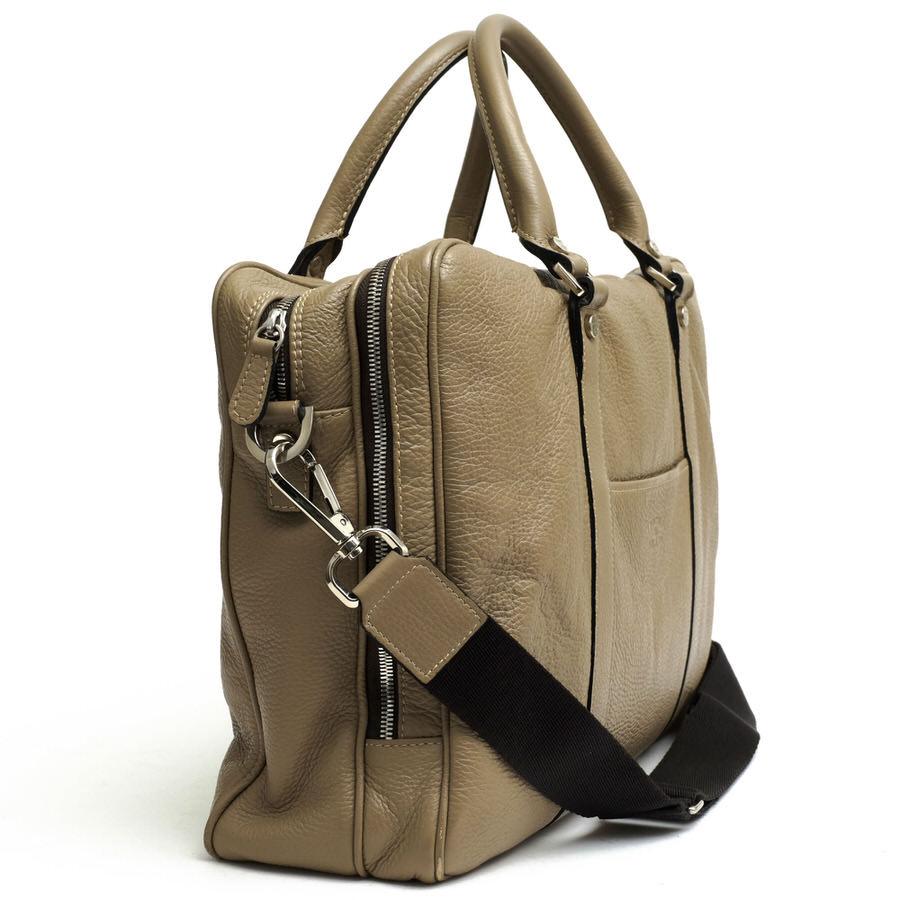 ○デュカート・デ・ミラノ Ducato di MILANO ALCE アルチェ 牛革 ビジネスバッグ 669423-0401 ダブルコンパートメント・ソフトブリ 中古 Ducato di MILANO デュカート・デ・ミラノ ビジネスバッグ 669423-0401