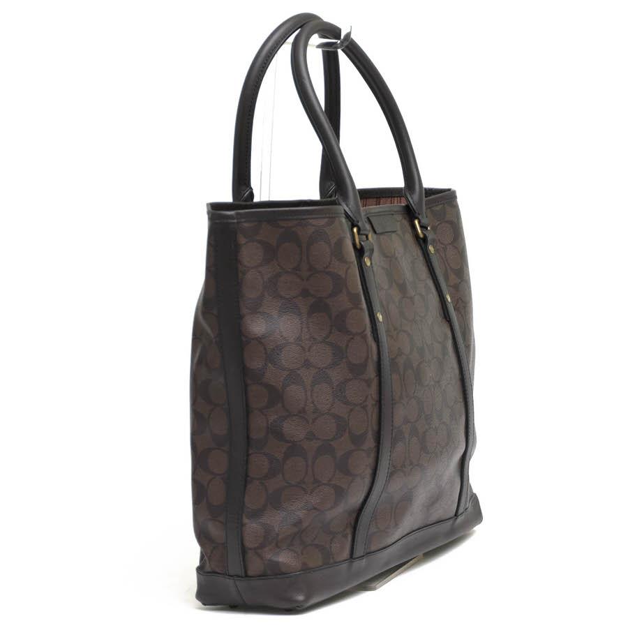 COACH コーチ トートバッグ 70874 ブリーカー シグネチャー トート X コーテッド キャンバス シグネチャー柄 肩掛け ワン ...