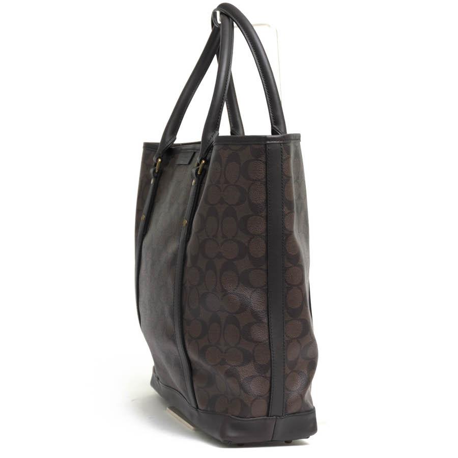 COACH コーチ トートバッグ 70874 ブリーカー シグネチャー トート X コーテッド キャンバス シグネチャー柄 肩掛け ワン ...