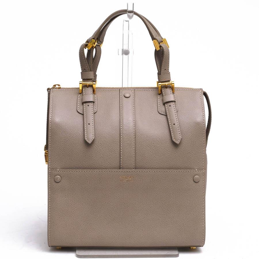 ○アルマーニ GIORGIO ARMANI グレイン型押し牛革 ハンドバッグ YGWN25 BAULETTO PICCOLO VITELLO STAMP シボ革 シュリンクレザー  中古 ARMANI（アルマーニ） GIORGIO ARMANI ハンドバッグ YGWN25 BAULETTO