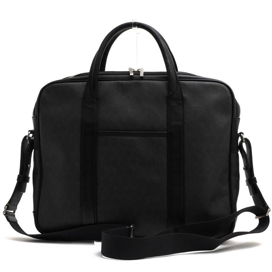 dunhill Dunhill ダンヒル ビジネスバッグ L3R781Z WINDSOR ウィンザー 本革 シグネチャー コーテッド キャンバス A4サイズ収納可 2WAY ショルダー ...