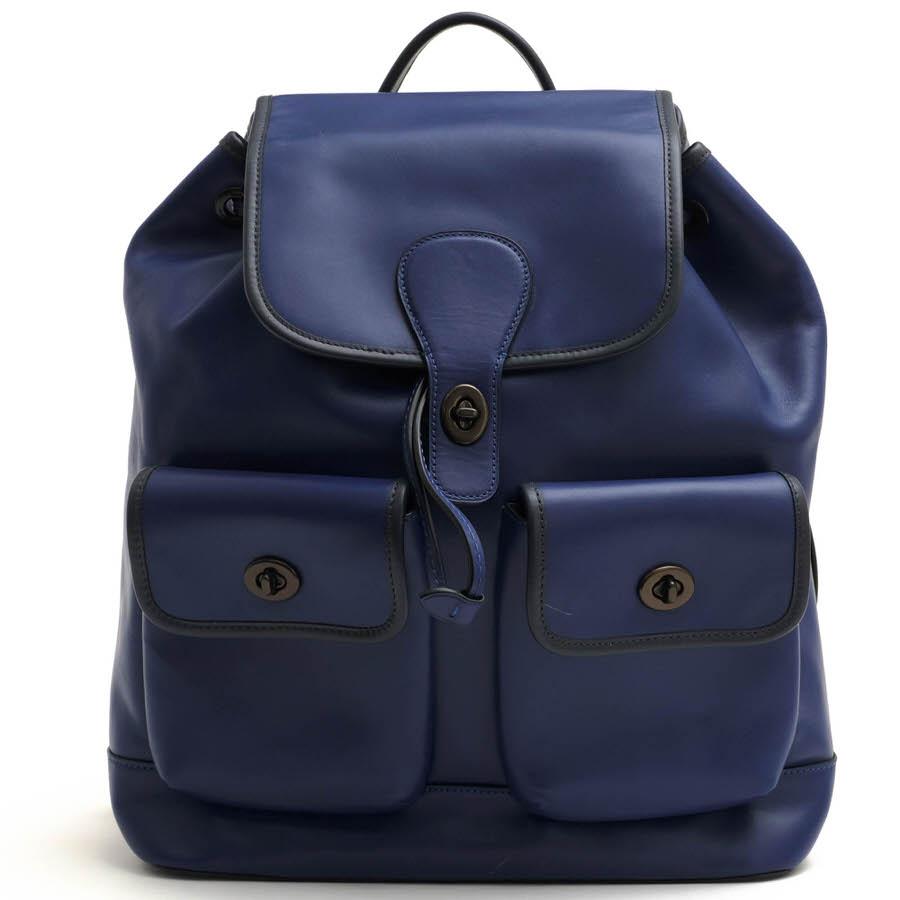 COACH コーチ リュック C2902 Heritage Backpack Qb indigo Midnight ヘリテージ バックパック ...